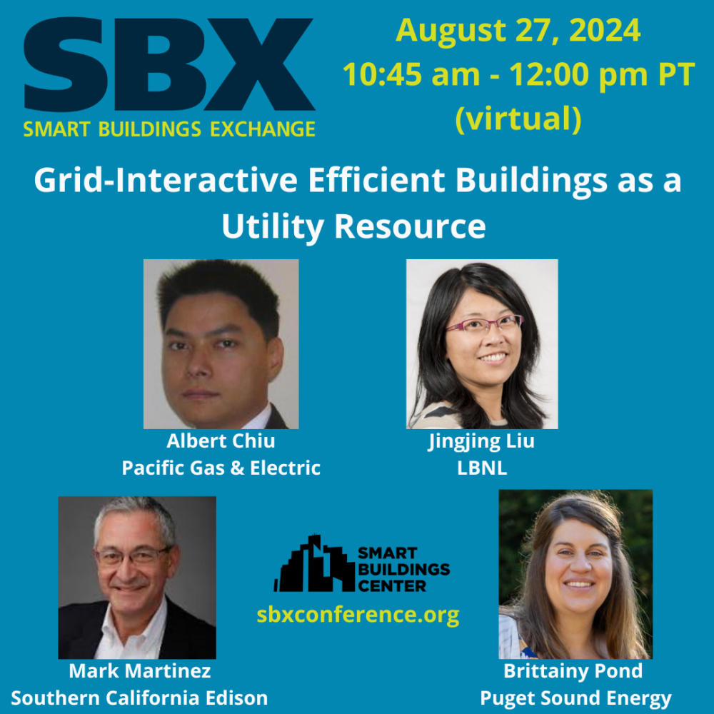 SBX Session Highlight: Grid-Interactive Efficient Buildings as a ...